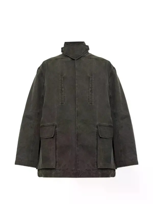 Rick Owens Mac High-neck Denim Jacket