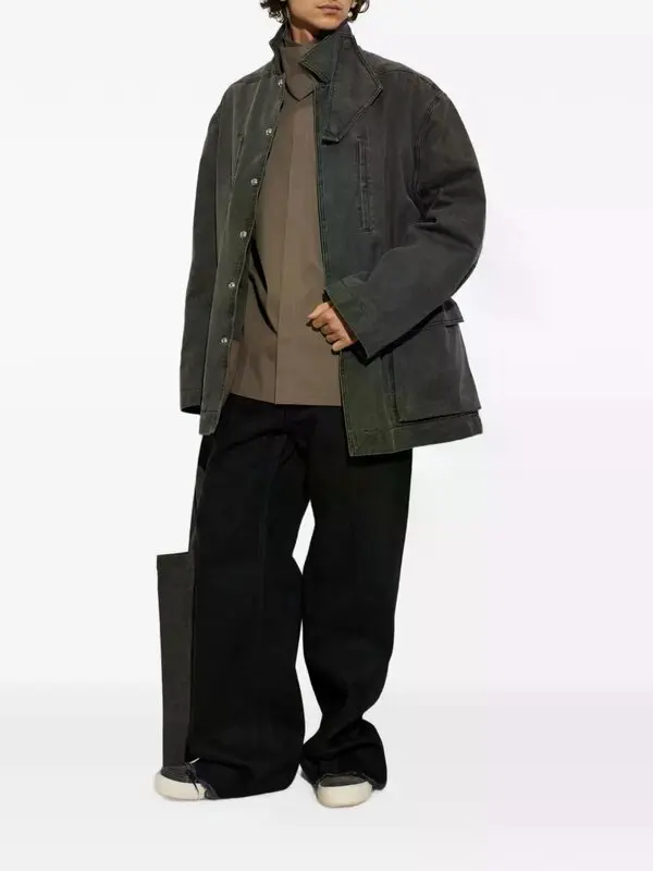 Rick Owens Mac High-neck Denim Jacket