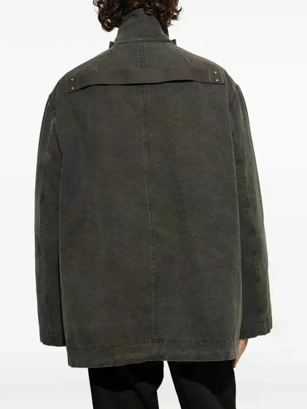 Rick Owens Mac High-neck Denim Jacket