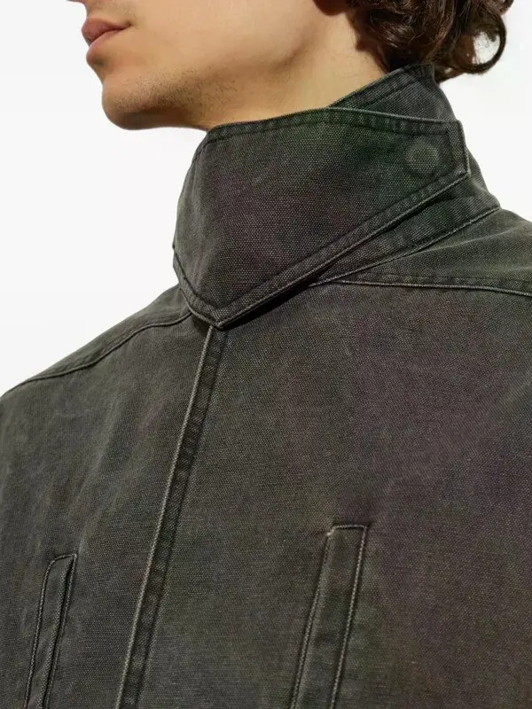 Rick Owens Mac High-neck Denim Jacket