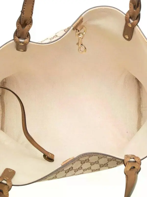Gucci 2000-2015 Medium Gg Canvas Craft Tote Bag