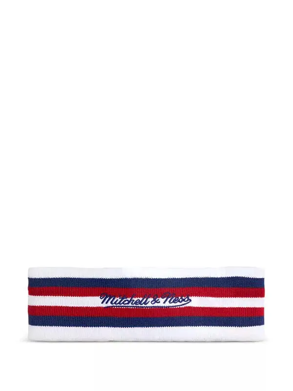 Supreme X Mitchell & Ness Embroidered-logo Striped Headband