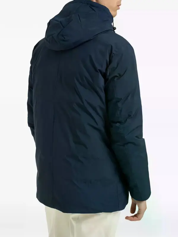 Woolrich Hooded Button-fastening Coat