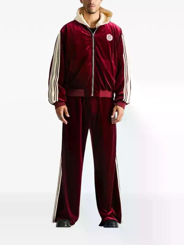 RtA Luxen Crest-patch Track Pants - Red
