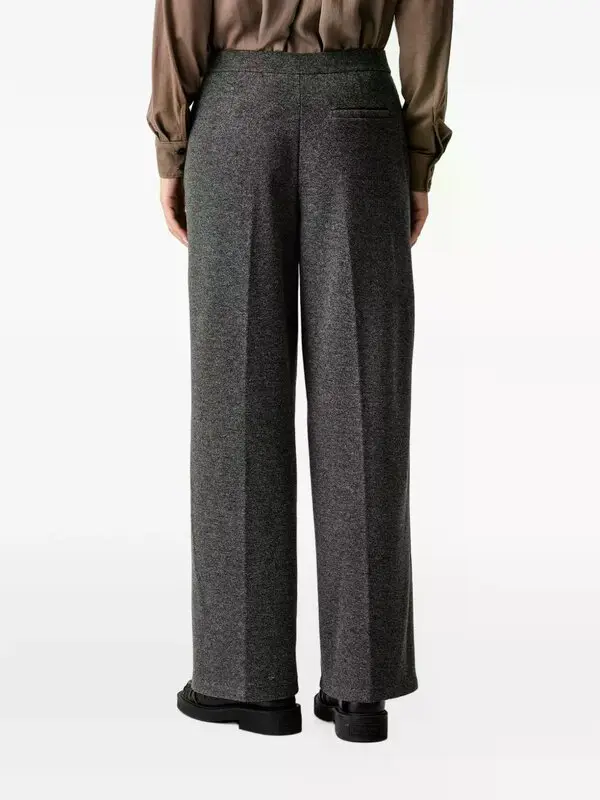Marc O'polo Pressed-crease Wide-leg Trousers