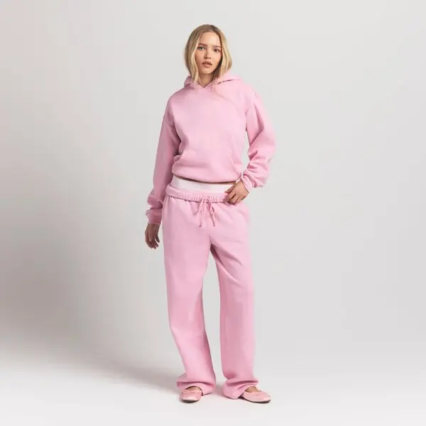SKIMS Hoodie | Pink | | Cotton Fleece - Halite