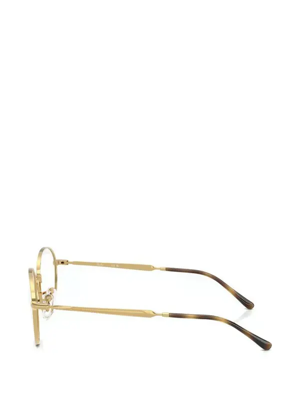 Ray-ban Rb6558 Oval-frame Glasses - Gold