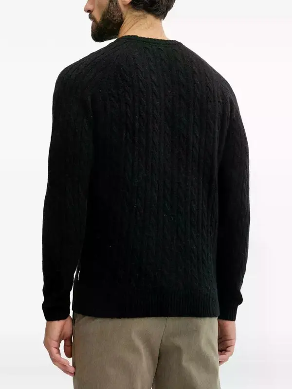 LINDBERGH Cable-knit Raglan-sleeve Sweater
