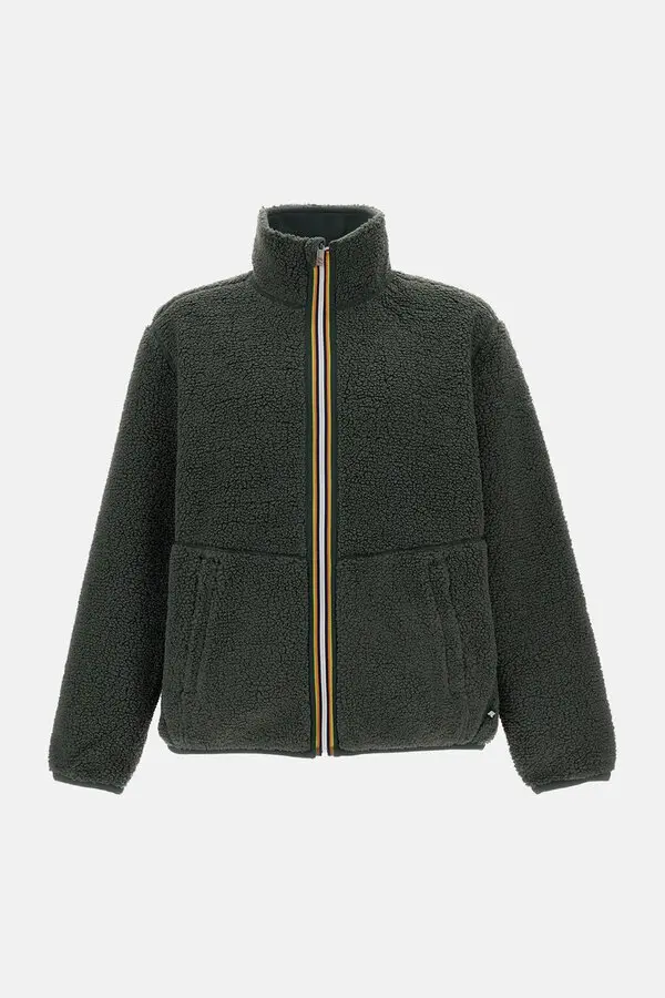 K-WAY Felpa Pascal Sherpa Polar Double - Green