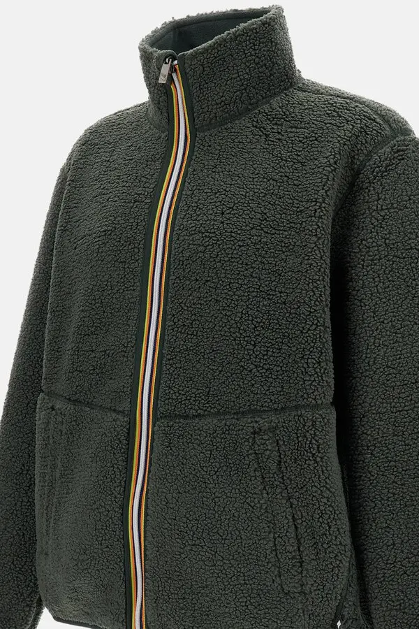 K-WAY Felpa Pascal Sherpa Polar Double - Green