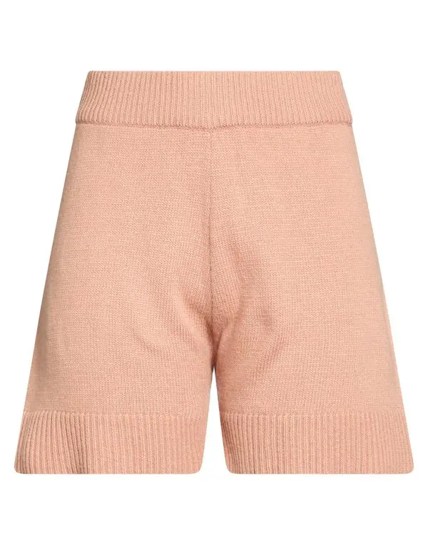THE FRANKIE SHOP Shorts & Bermuda Shorts Camel Size Wool, Nylon