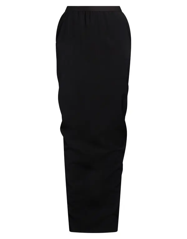 Rick Owens Maxi Skirt Size Virgin Wool, Polyamide, Elastane
