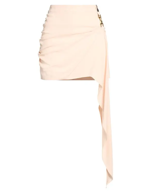 Elisabetta Franchi Mini Skirt Blush Size Acetate, Viscose