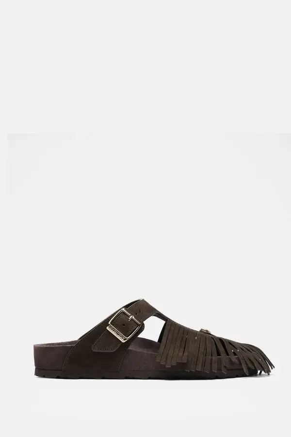 BIRKENSTOCK X Etro Gizeh Long Fringes Leve Exq - Brown