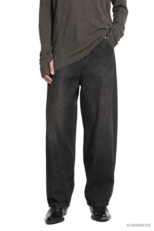 ANDREA YA AQOV Barrel Pants