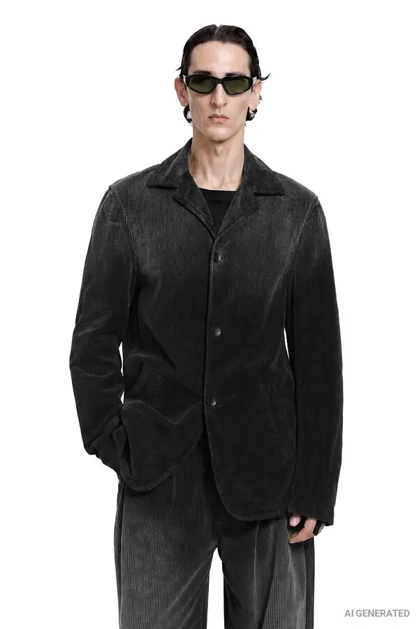 ANDREA YA AQOV Corduroy Jacket