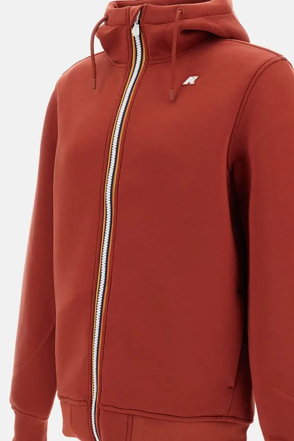 K-WAY Felpa Con Zip Rainer Spacer - Red