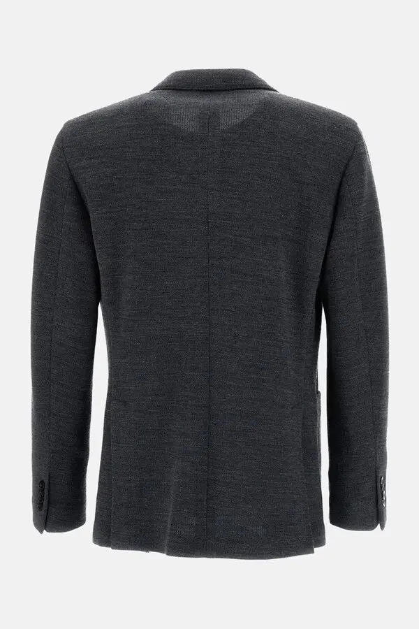 Boglioli Giacca In Jersey - Grey