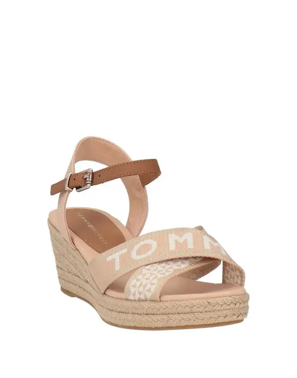 Tommy Hilfiger Espadrilles Blush Size Polyester, Cotton, Leather