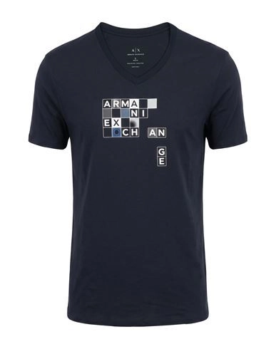 Armani Exchange T-shirt Size Pima Cotton - Blue