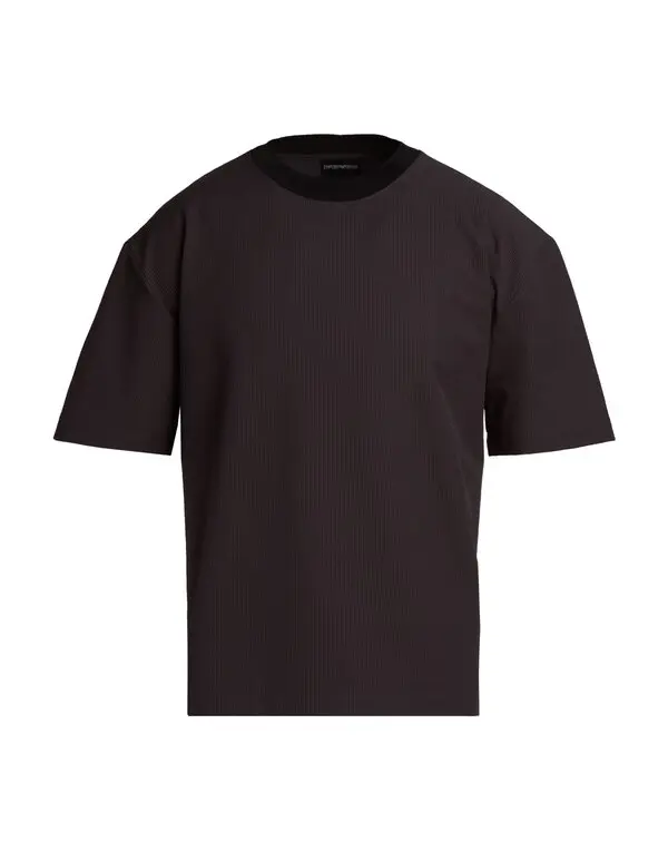 Emporio Armani T-shirt Size Polyester, Elastomultiester - Grey