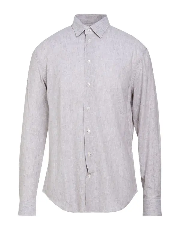 Emporio Armani Shirt Size Linen, Cotton - Brown