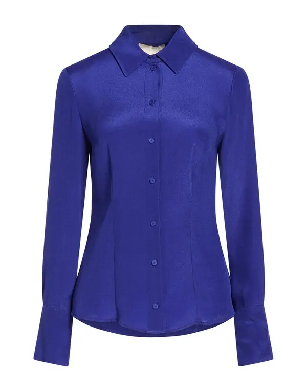 Momoni Shirt Bright Size Acetate, Silk