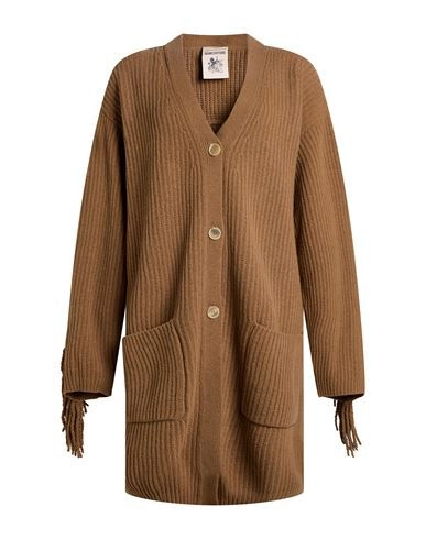 SEMICOUTURE Cardigan Size Wool, Polyamide - Camel