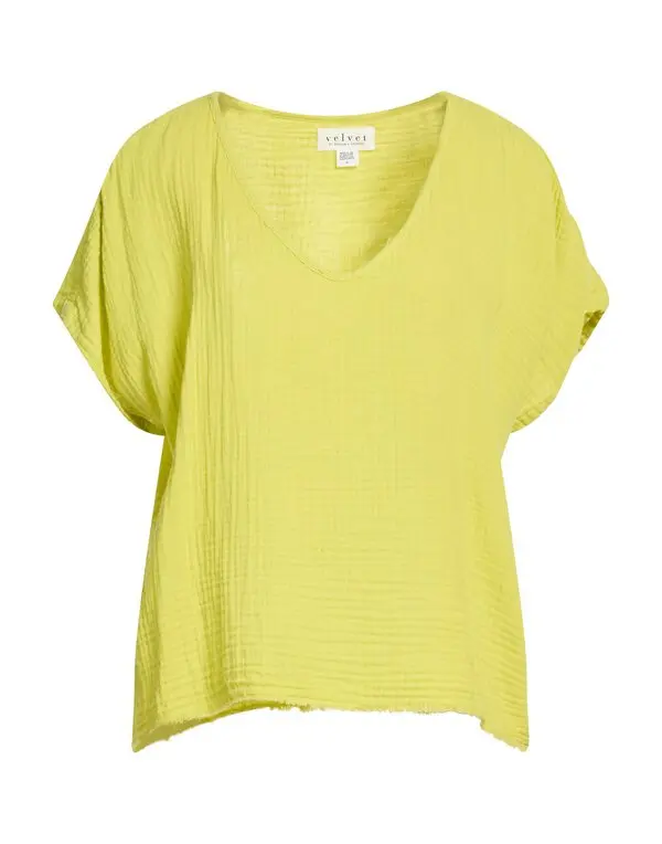 Velvet By Graham & Spencer Top Light Size Cotton