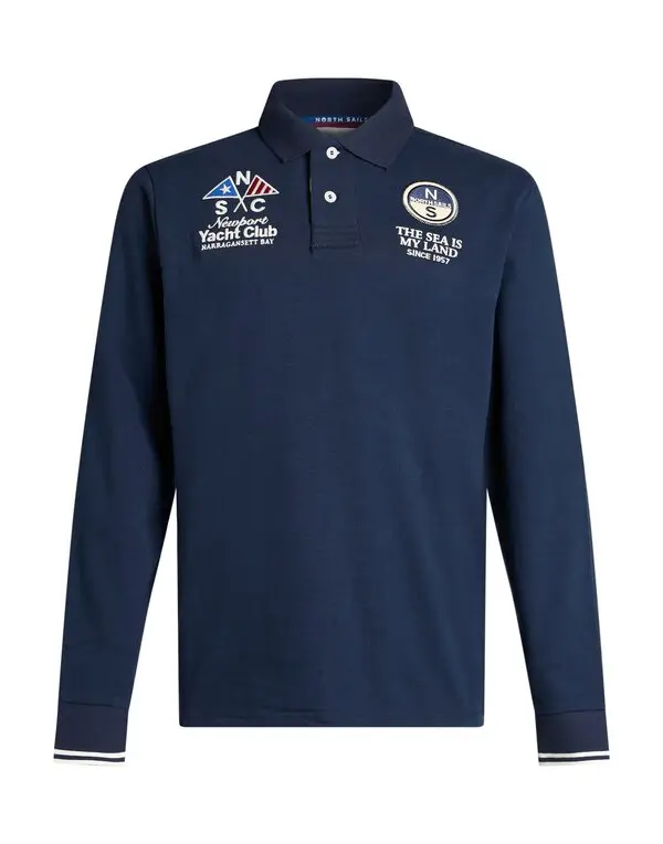 NORTH SAILS Polo Shirt Midnight Size Cotton