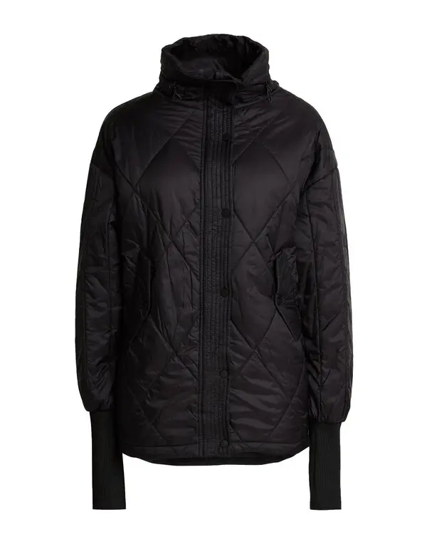LA FILLE DES FLEURS Puffer Size Nylon - Black