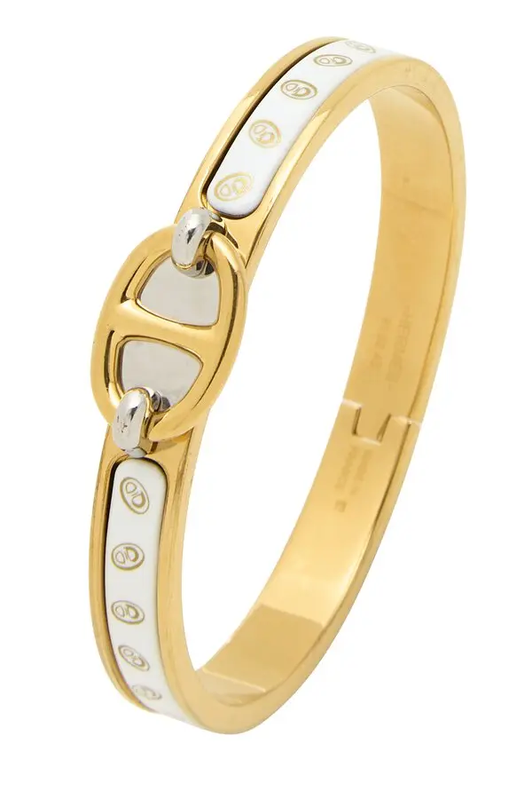 Hermès Chaine D'ancre Bracelet Pm - White