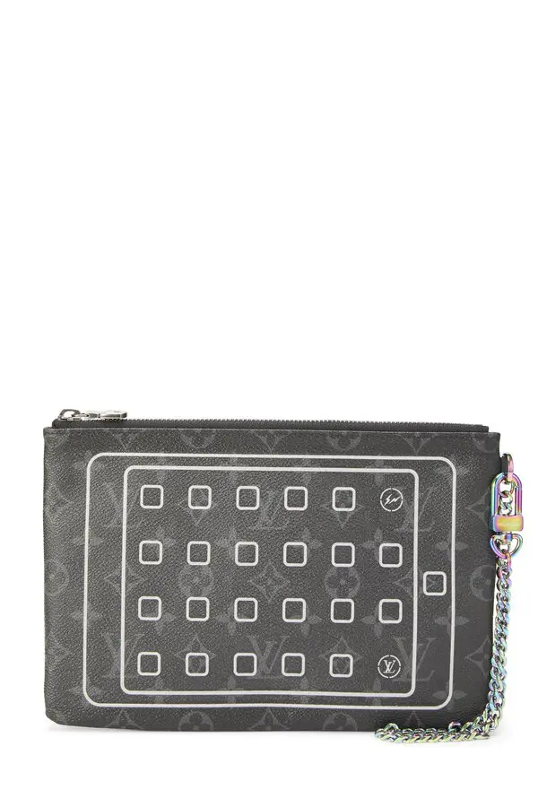 LOUIS VUITTON Monogram Eclipse Flash Fragment Ipad Case