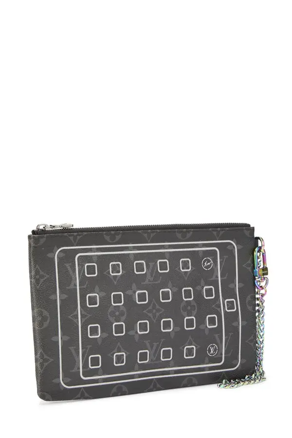 LOUIS VUITTON Monogram Eclipse Flash Fragment Ipad Case