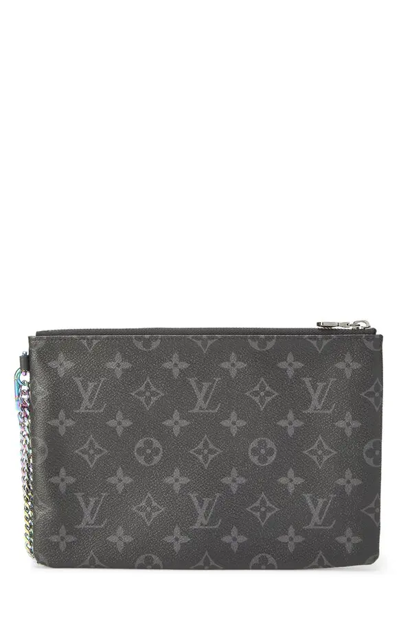 LOUIS VUITTON Monogram Eclipse Flash Fragment Ipad Case