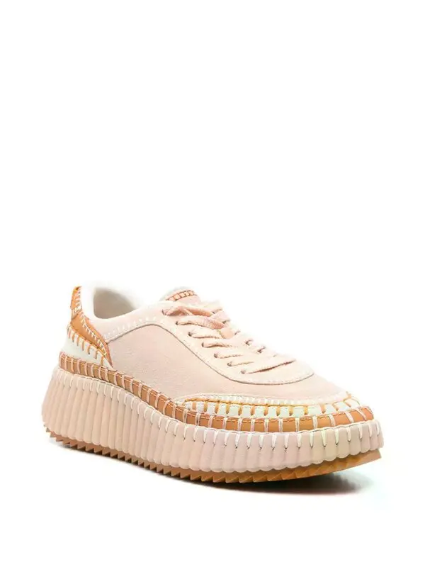 Chloé Lace-up Platform Sneakers