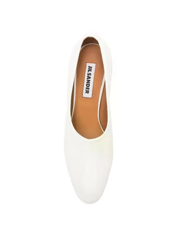 JIL SANDER Almond-toe Pumps
