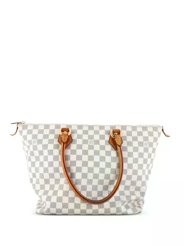 LOUIS VUITTON Saleya Handbag Damier Mm Tote Bag - White