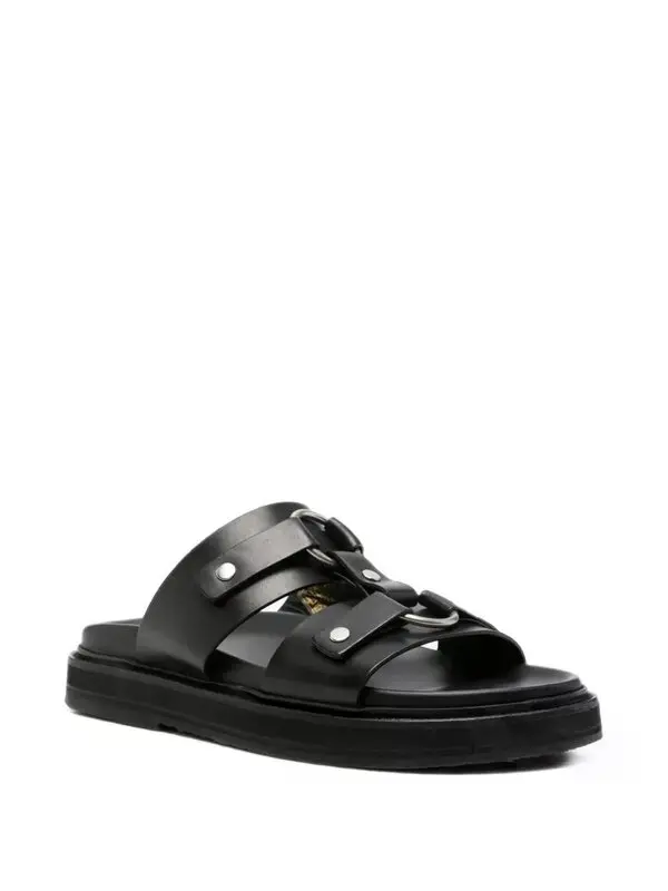 Celine Double-strap Leather Sandals