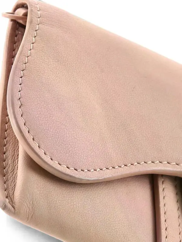 Dior Saddle Nano Pouch Leather Belt Bag