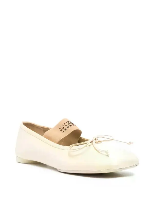 MAISON MARGIELA Anatomic Numeric-strap Ballet Flats