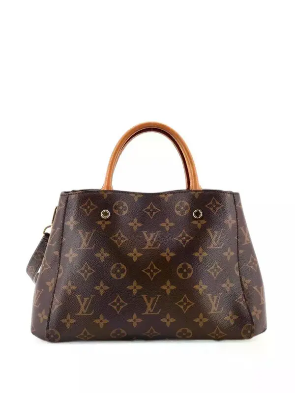 LOUIS VUITTON Montaigne Handbag Monogram Canvas Bb Satchel
