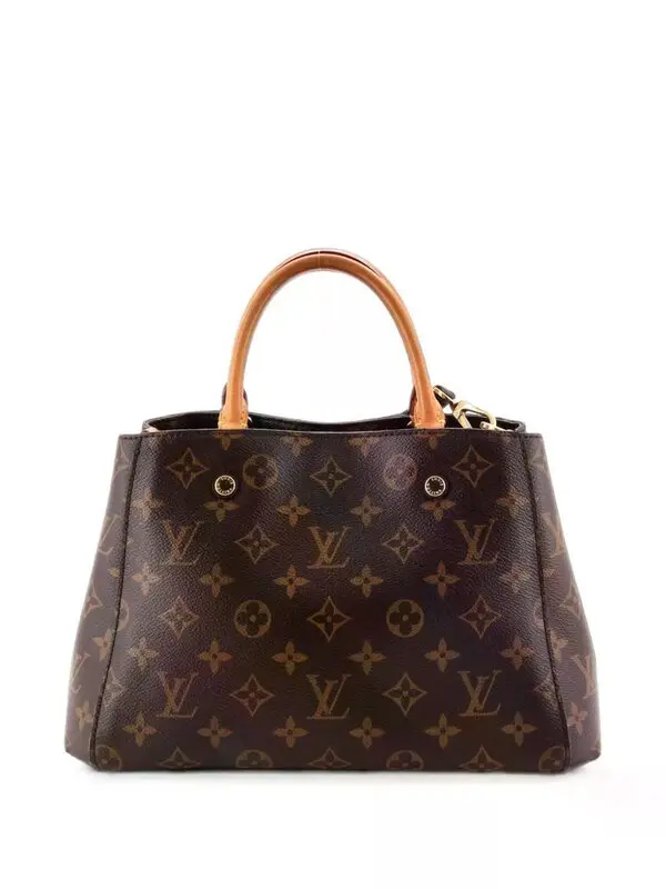 LOUIS VUITTON Montaigne Handbag Monogram Canvas Bb Satchel