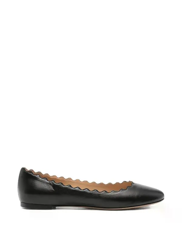 Chloé Lauren Scalloped Ballet Flats