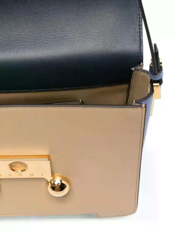 Marni Trunkaroo Leather Shoulder Bag