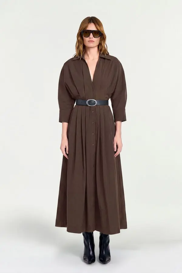 NICHOLAS Lanae Dress - Truffle
