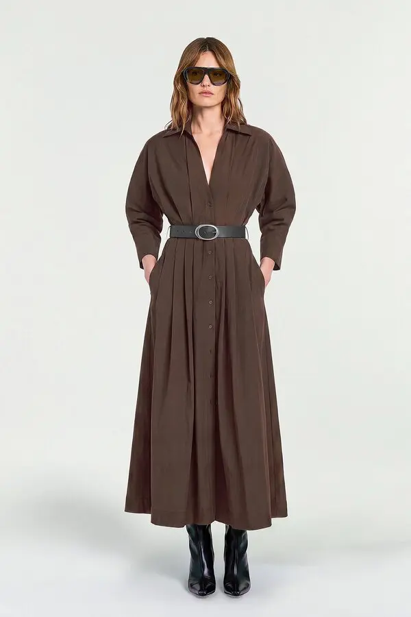 NICHOLAS Lanae Dress - Truffle