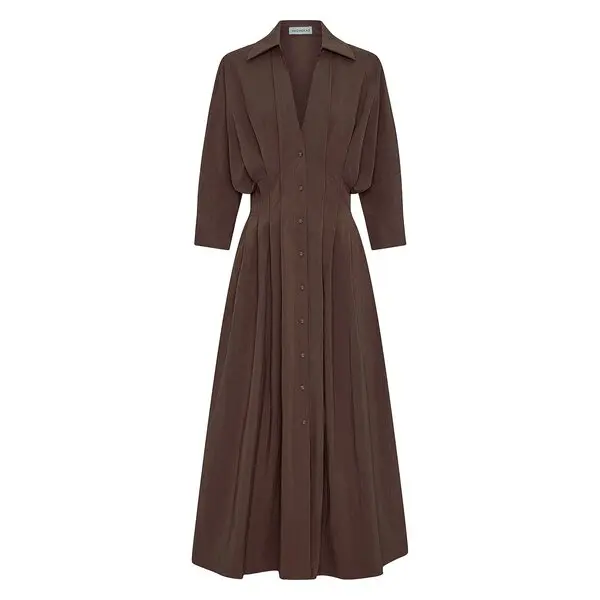 NICHOLAS Lanae Dress - Truffle