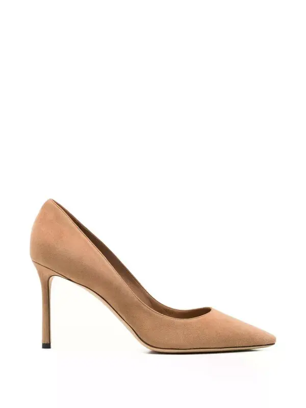 JIMMY CHOO Romy Suede Heeled Pumps