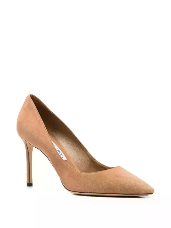 JIMMY CHOO Romy Suede Heeled Pumps